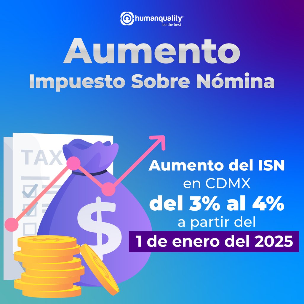 Aumento al Impuesto Sobre Nóminas en la CDMX este 2025 Aumento al Impuesto Sobre Nóminas en la CDMX este 2025