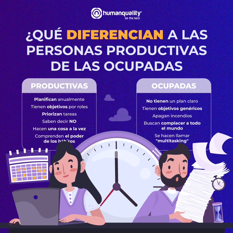 ¿Eres productivo u ocupado?